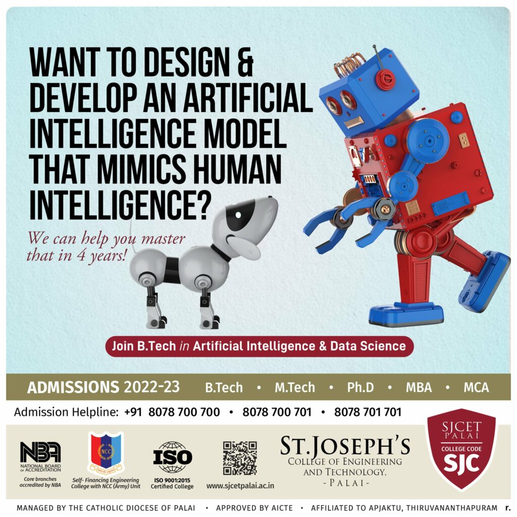 B.Tech Admission – SJCET Palai