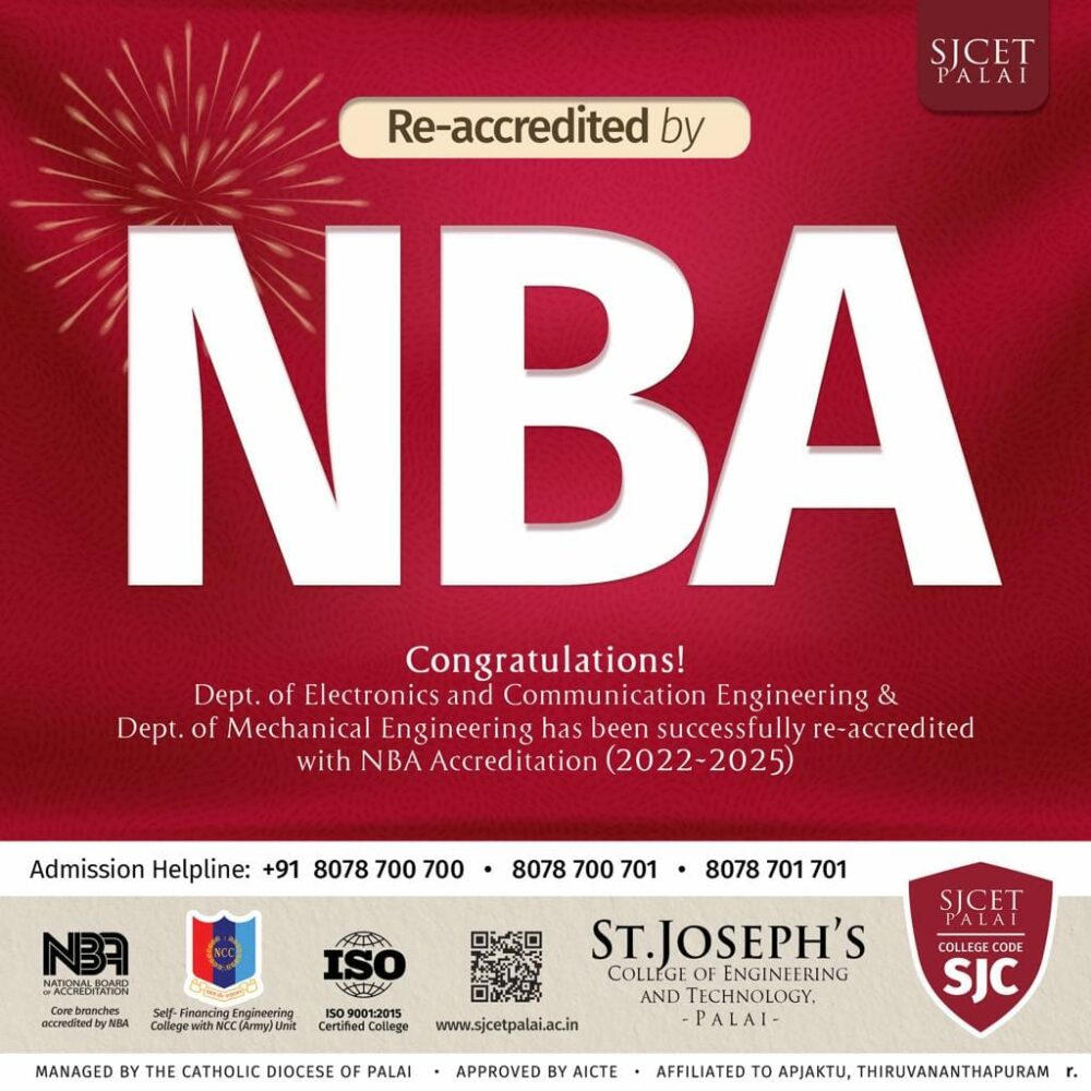 SJCET Palai – St. Joseph's College of Engineering and Technology, Palai ...