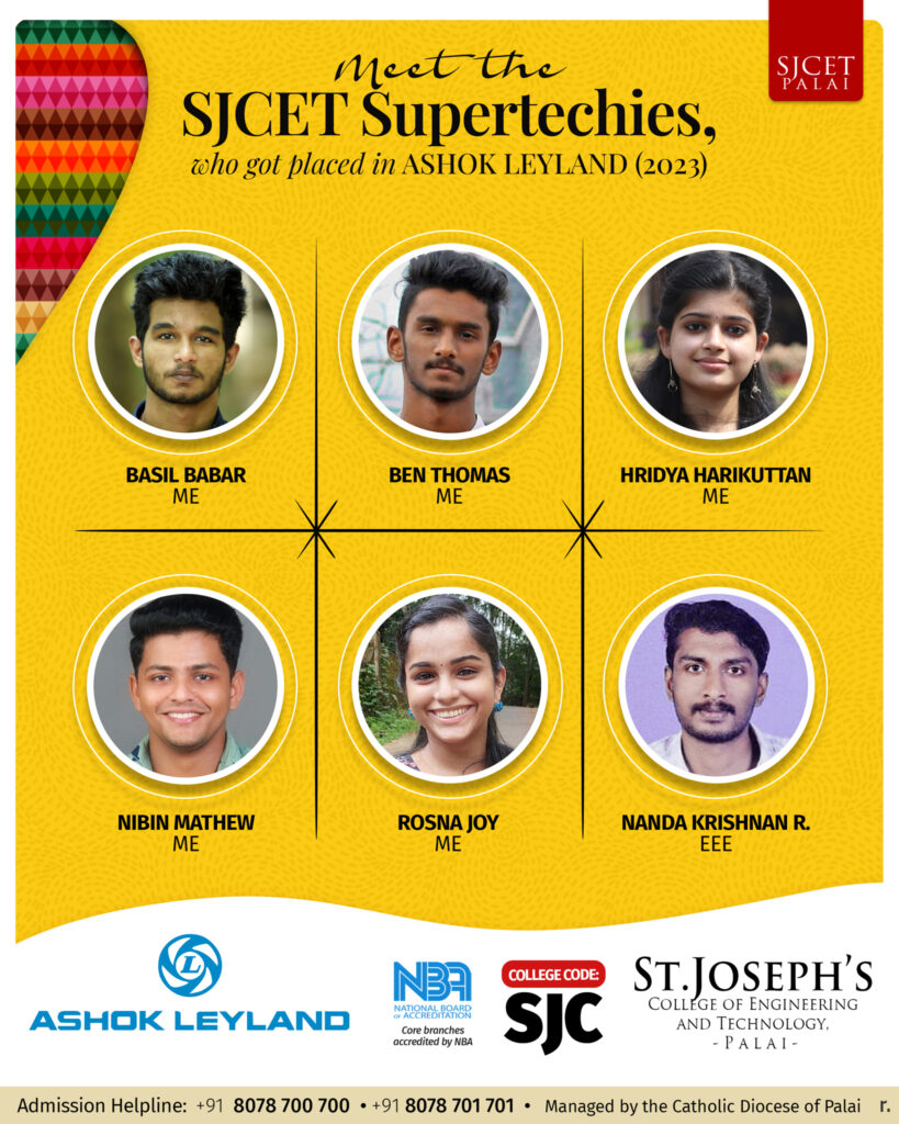 SJCET Palai Placement – SJCET Palai