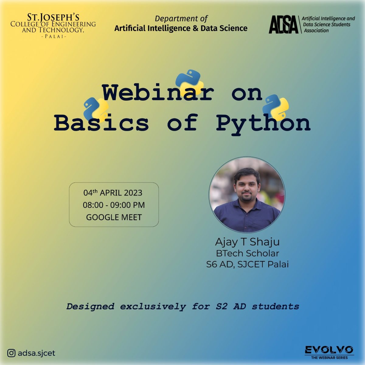 Artificial Intelligence And Data Science – SJCET Palai