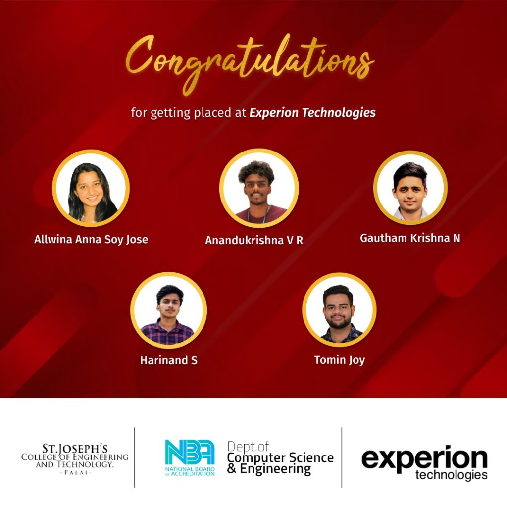 Department of Computer Science and Engineering – SJCET Palai