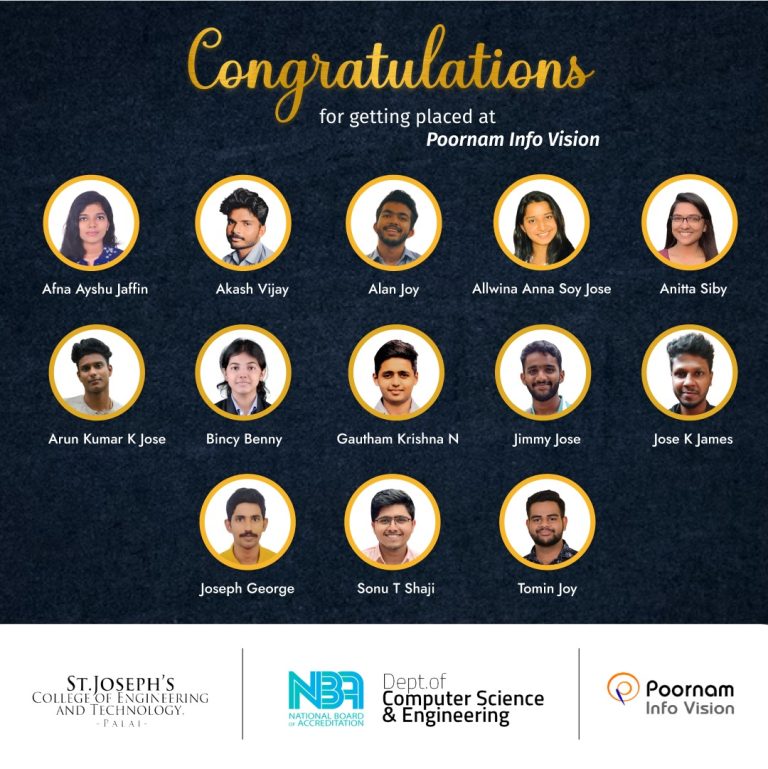 Department of Computer Science and Engineering – SJCET Palai