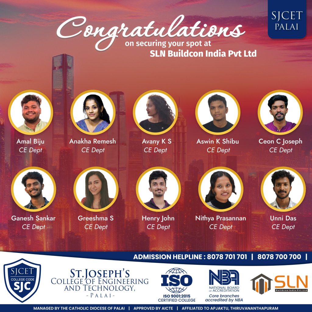 SJCET Palai Placement – SJCET Palai