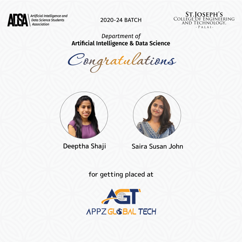 Artificial Intelligence And Data Science – SJCET Palai